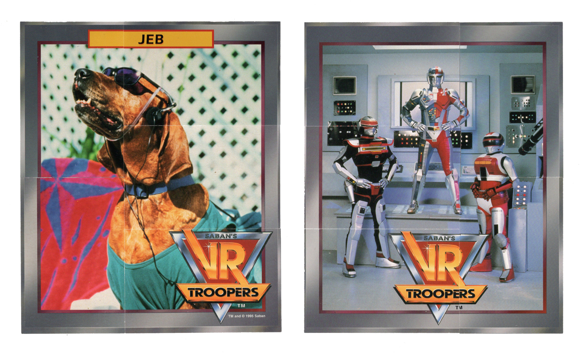 Trading Cards V: VR Troopers Puzzle Packs